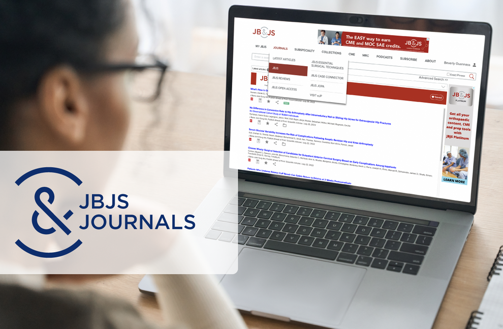 JBJS Journals Subscription (Print + Online) – Journal of Bone and Joint ...